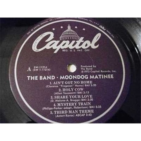 The Band - Moondog Matinee LP Vinyl Record For Sale